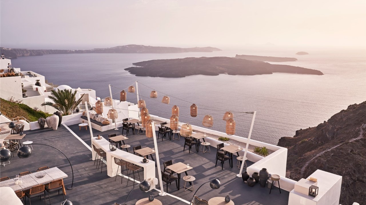 Santorini best view restaurant with romantic atmosphere – SANTORINI ...